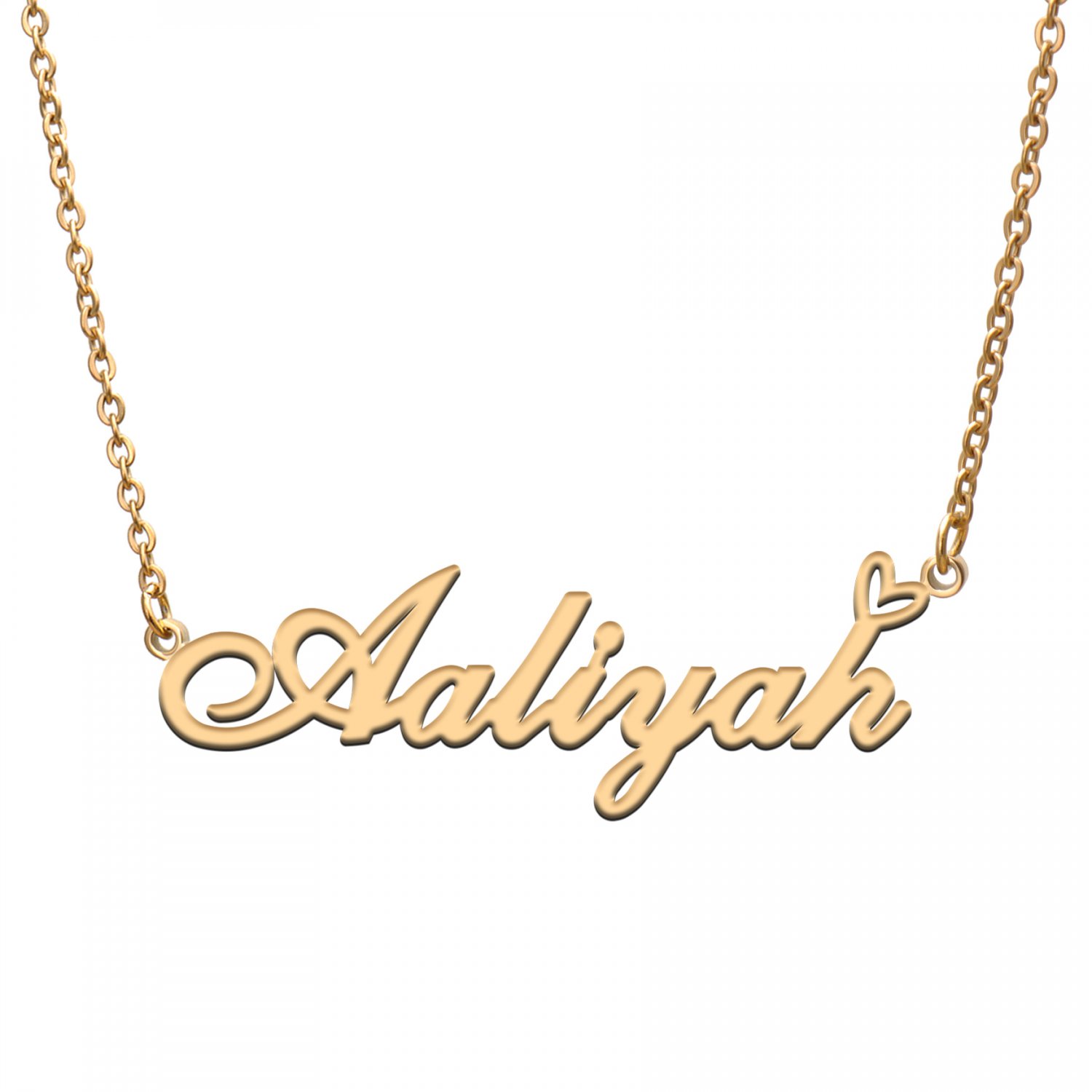 Personalized Aaliyah Name Necklace for Aalliyah Initial Jewelry for ...
