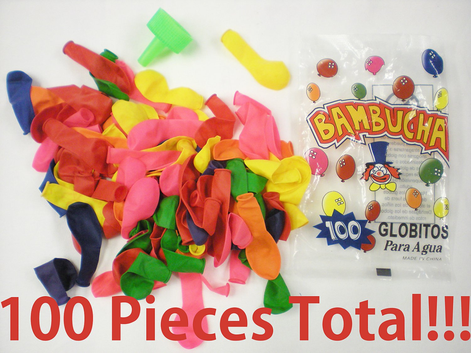 100 Pieces Colorful Assorted Water Balloons Bombs Grenades Pack w ...