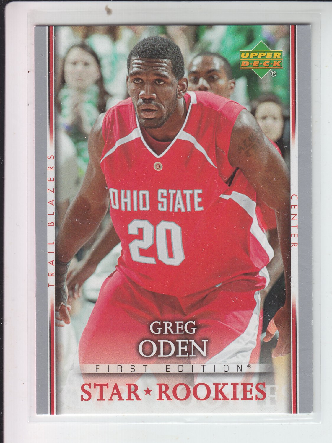 2007-08 Upper Deck First Edition Star Rookie 201 Greg Oden Suns