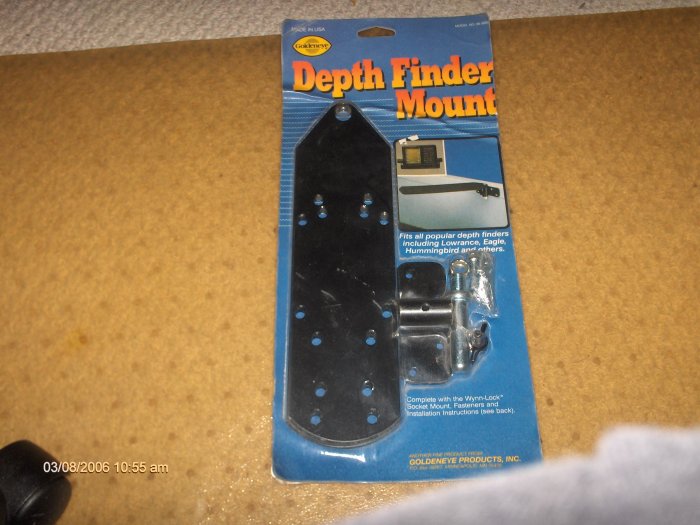 BOAT DEPTH FINDER MOUNT GOLDENEYE MANY MODELS
