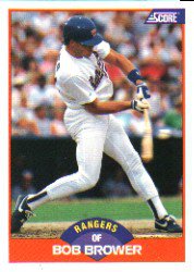 1989 Score #344 Bob Brower