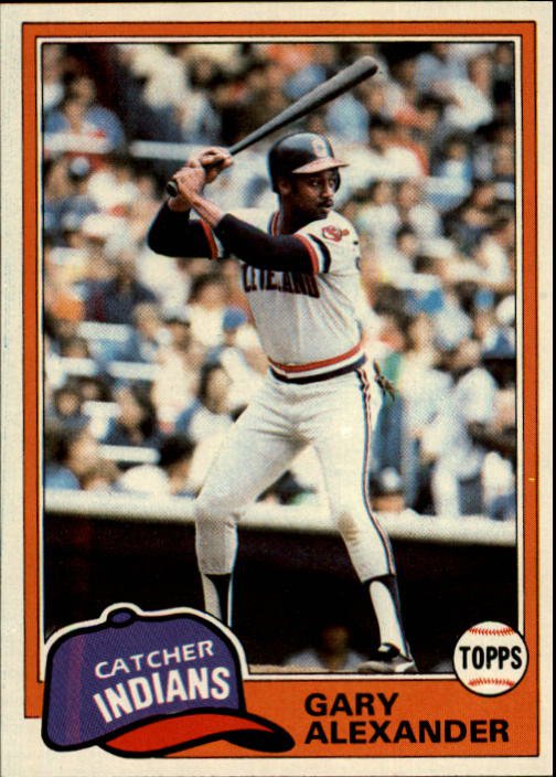 1981 Topps 416 Gary Alexander