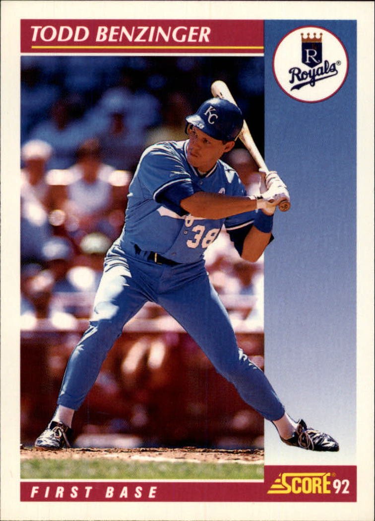 1992 Score 563 Todd Benzinger