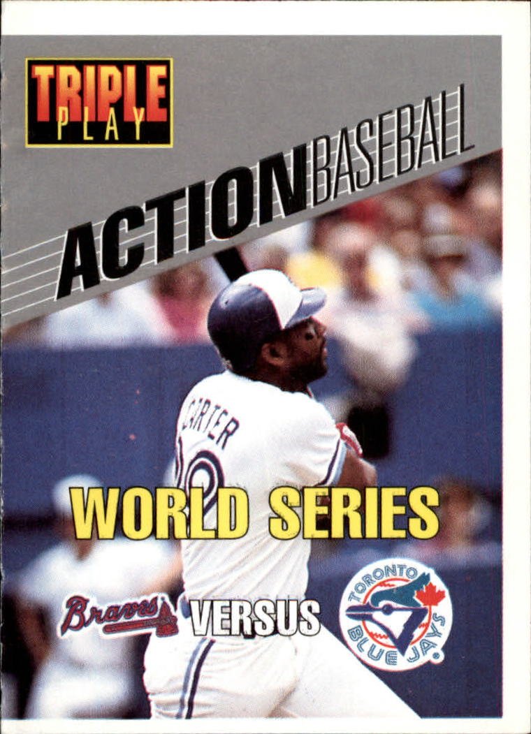 1993 Triple Play Action #30 Joe Carter