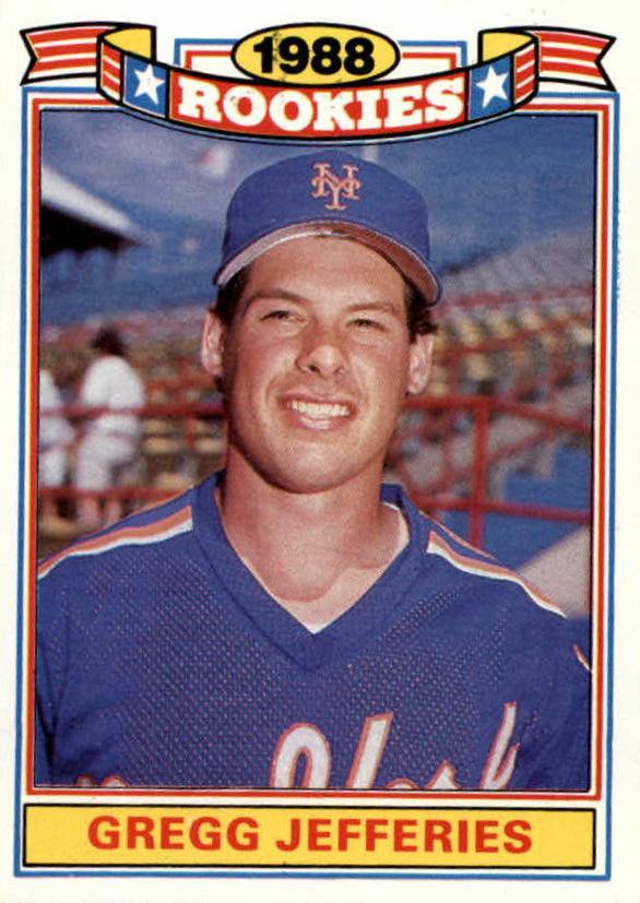 1989 Topps Rookies 13 Gregg Jefferies