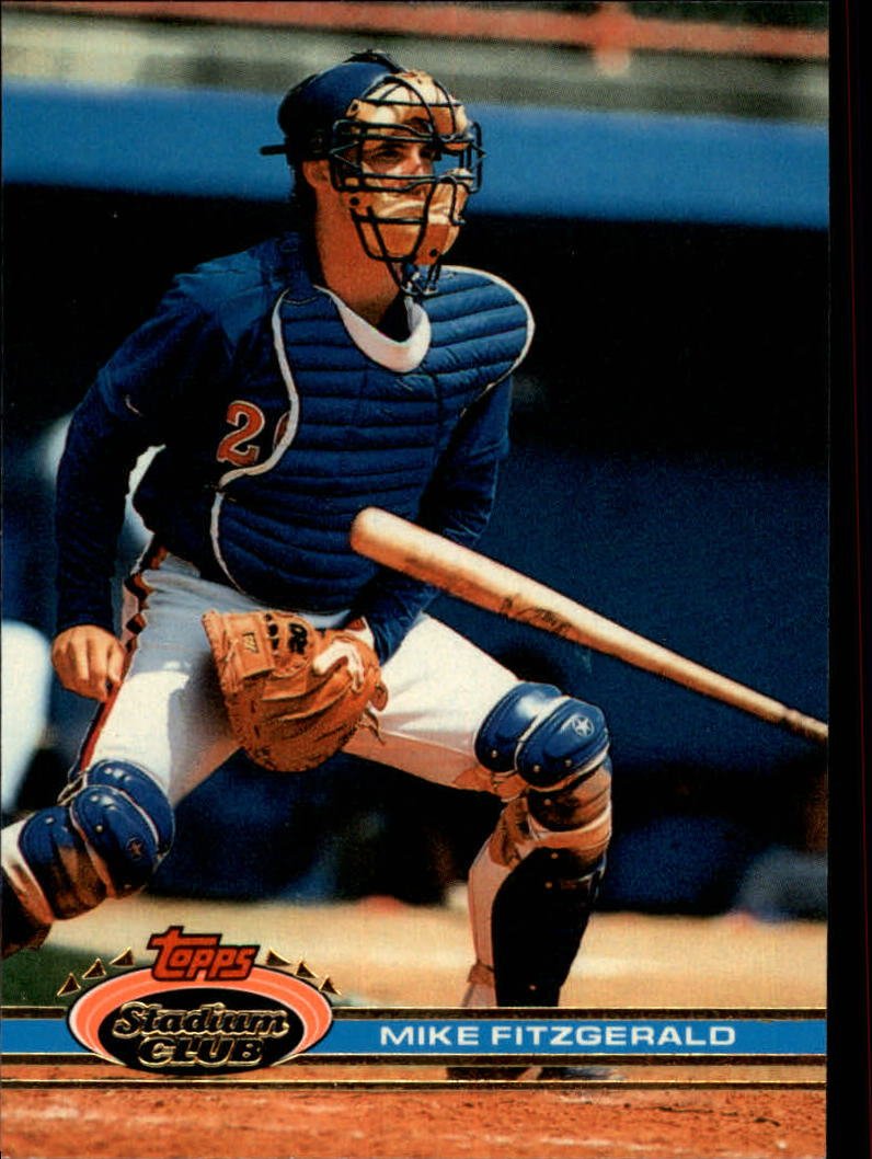 1991 Stadium Club 128 Mike Fitzgerald