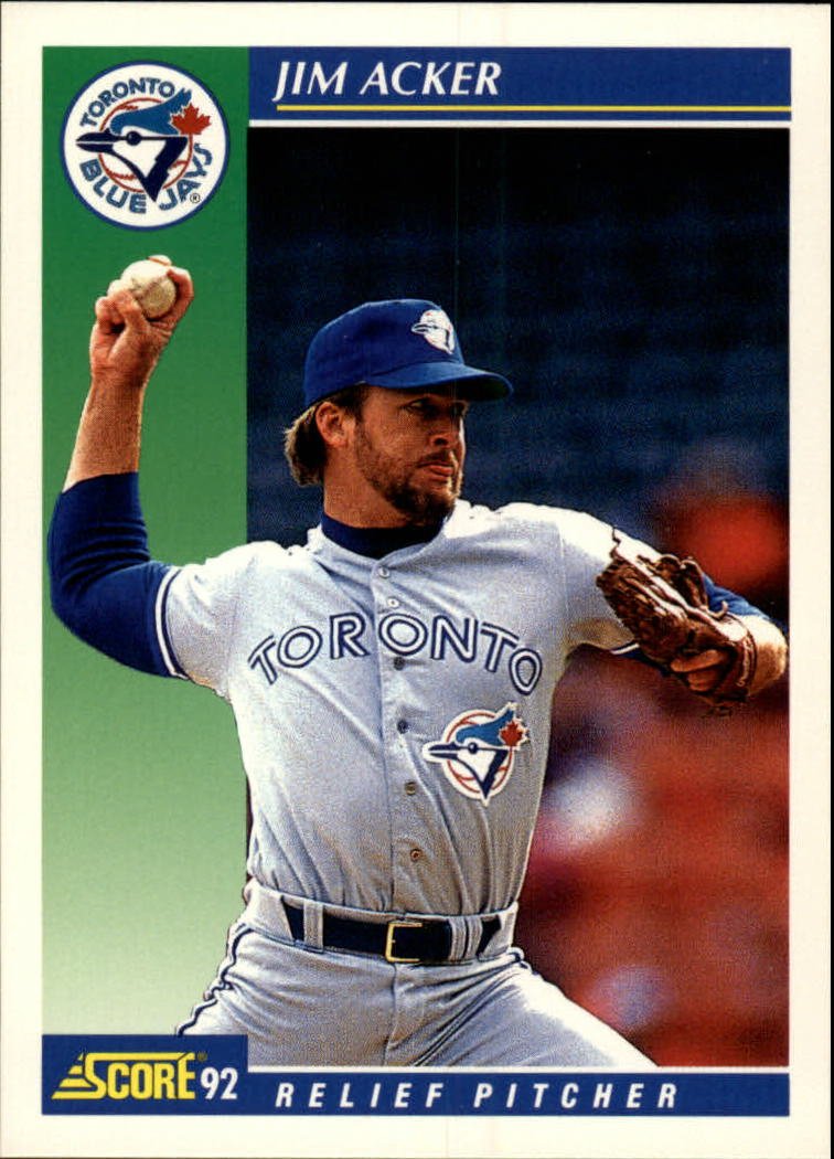 1992 Score 63 Jim Acker