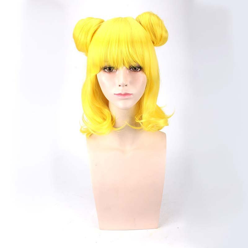 Pripara MinamiMirei short yellow anime cosplay wig + free shipping+ ...