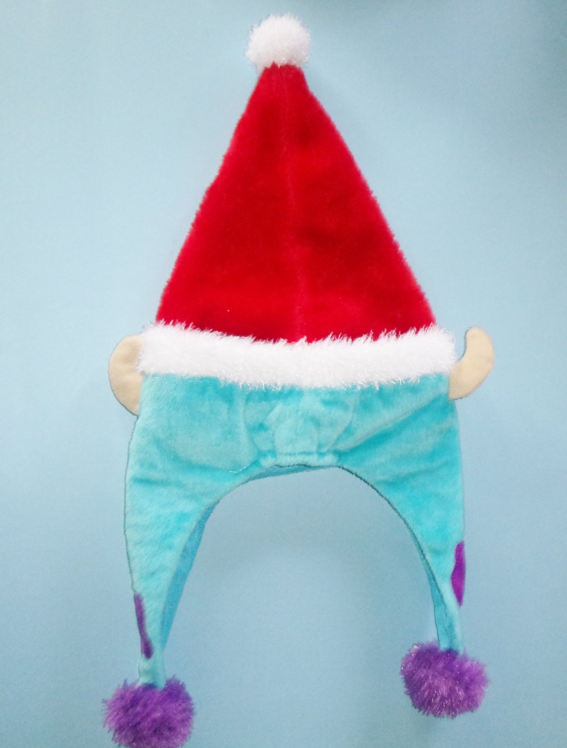 Disney Pixar Monster's Inc University Sully Christmas Holiday Santa Hat ...