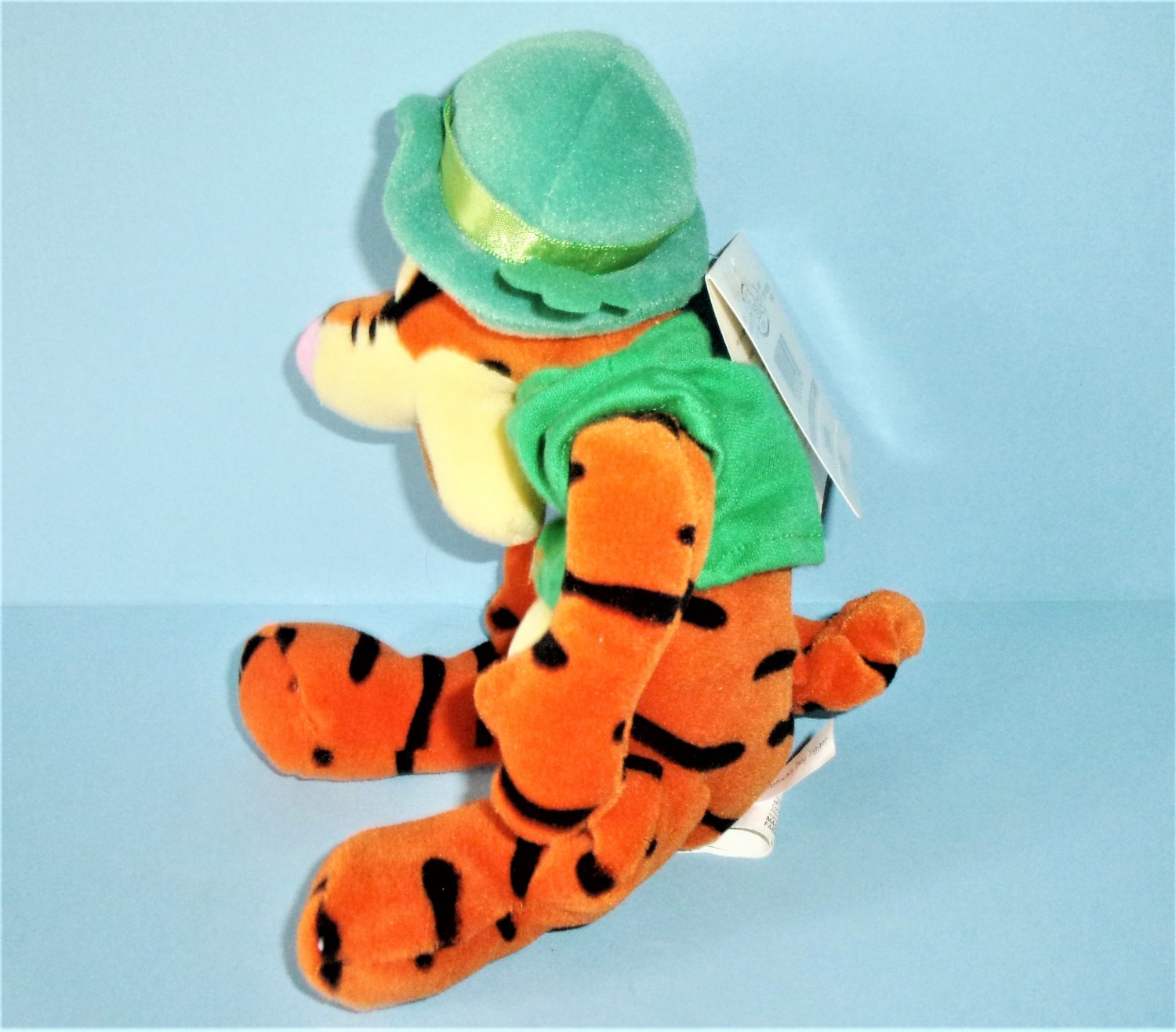 Disney Store Plush Tigger St. Patrick's Day Bean Bag O'Tigger in Hat ...