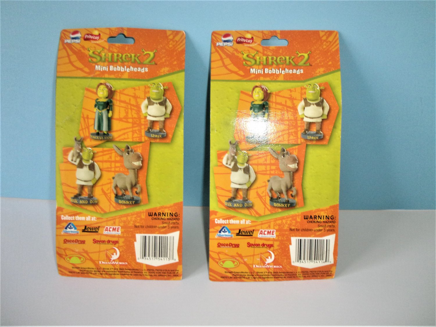 Shrek 2 Mini Bobbleheads From Pepsi and Frito Lay Shrek and Shrek with ...