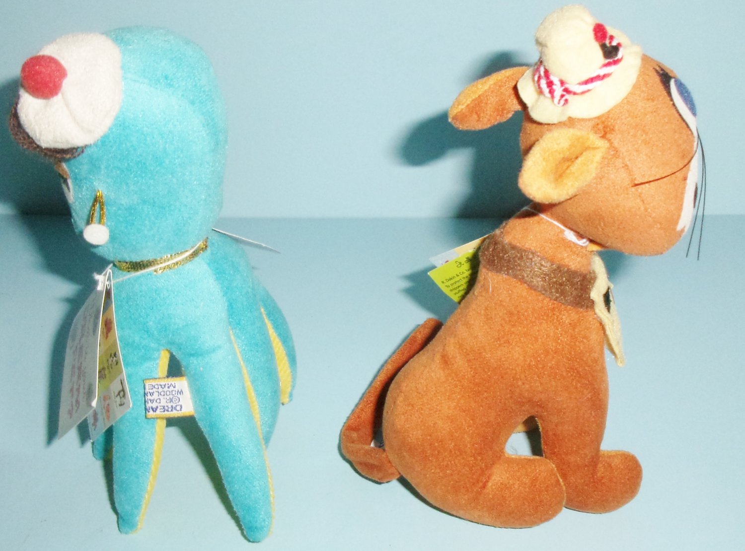 Dakin Dream Pets Fish And Chips Cat and Mimi the Octopus Reissued With Tags