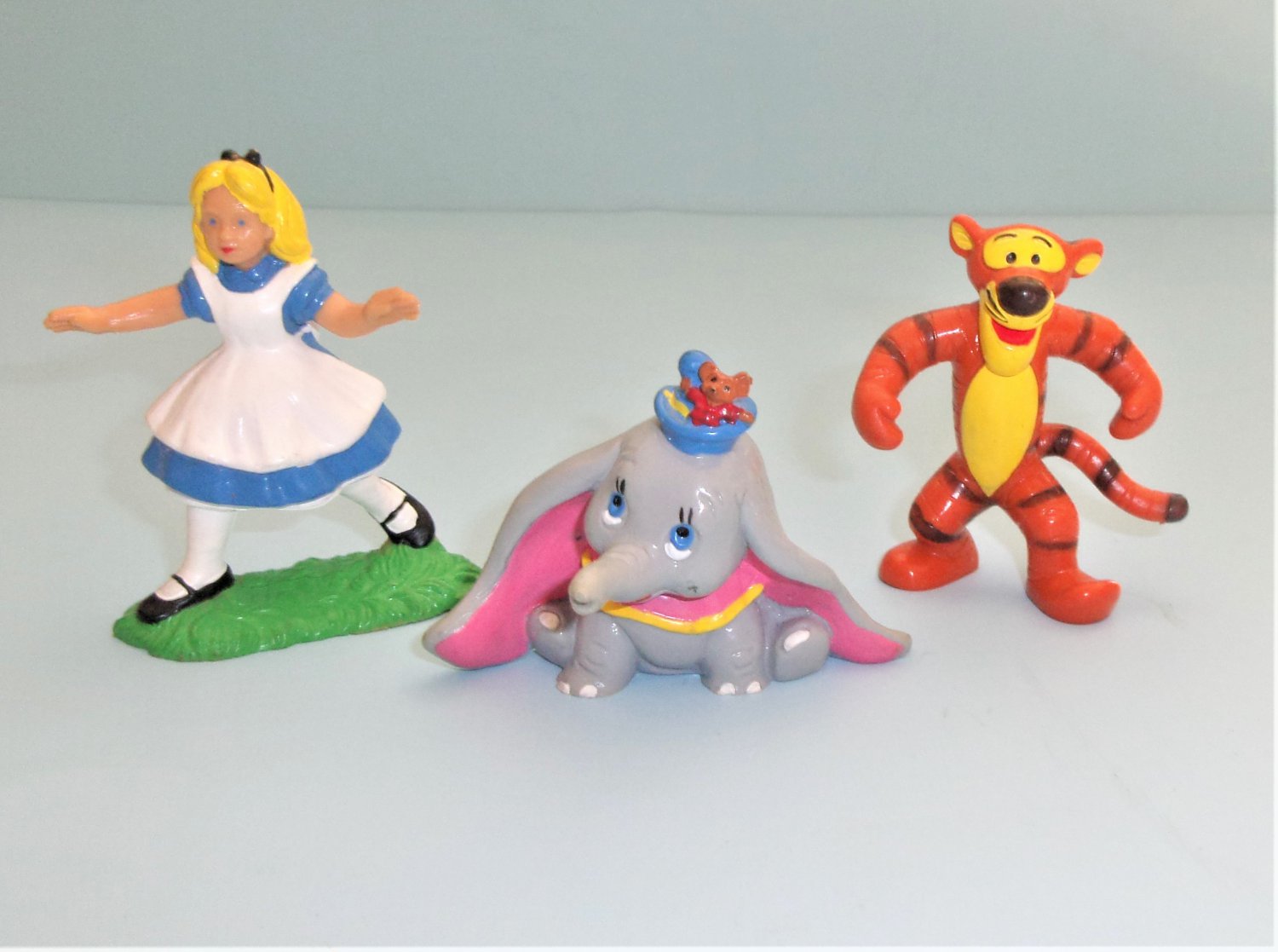 1980s Bully Disney Figures Dumbo Tigger And Alice In Wonderland West ...