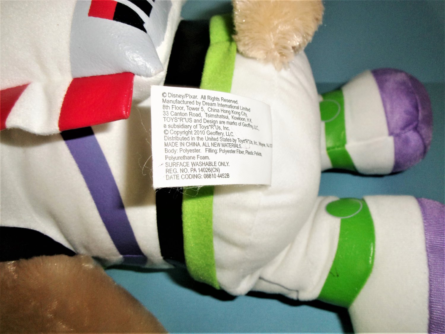 Toys R Us Plush Disney Bear As Buzz Lightyear 2010 From Toy Story 12 ...