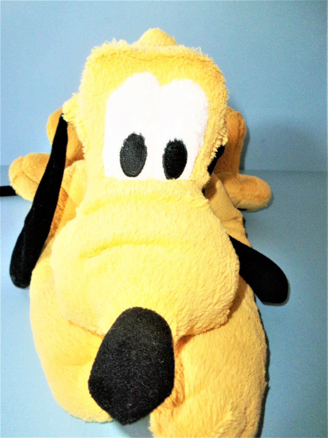 Large Floppy Plush Pluto the Dog With Green Collar from Walt Disney World