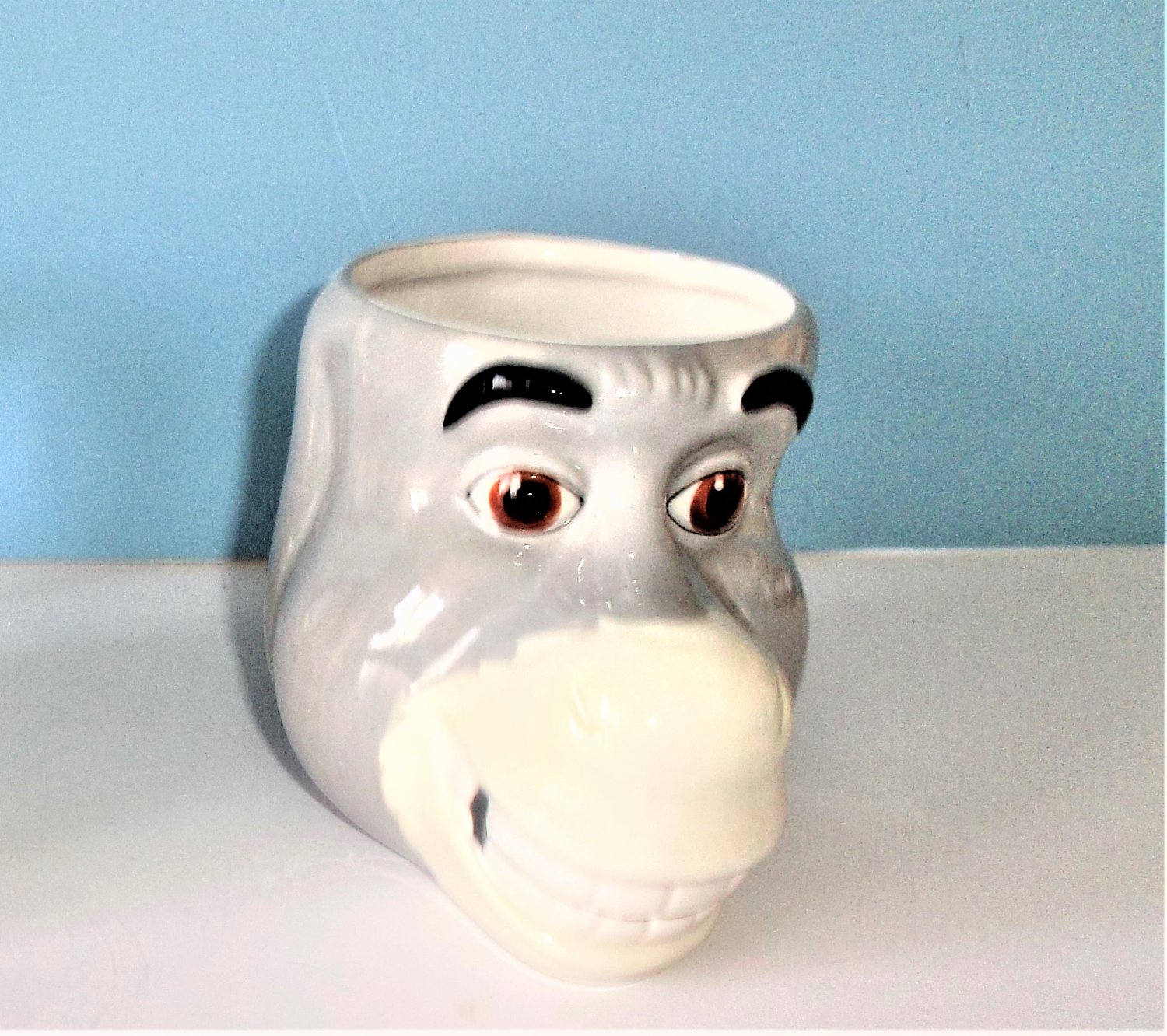Shrek 2 Donkey 3D Face Mug 2004 Dreamworks Galerie Large Mug