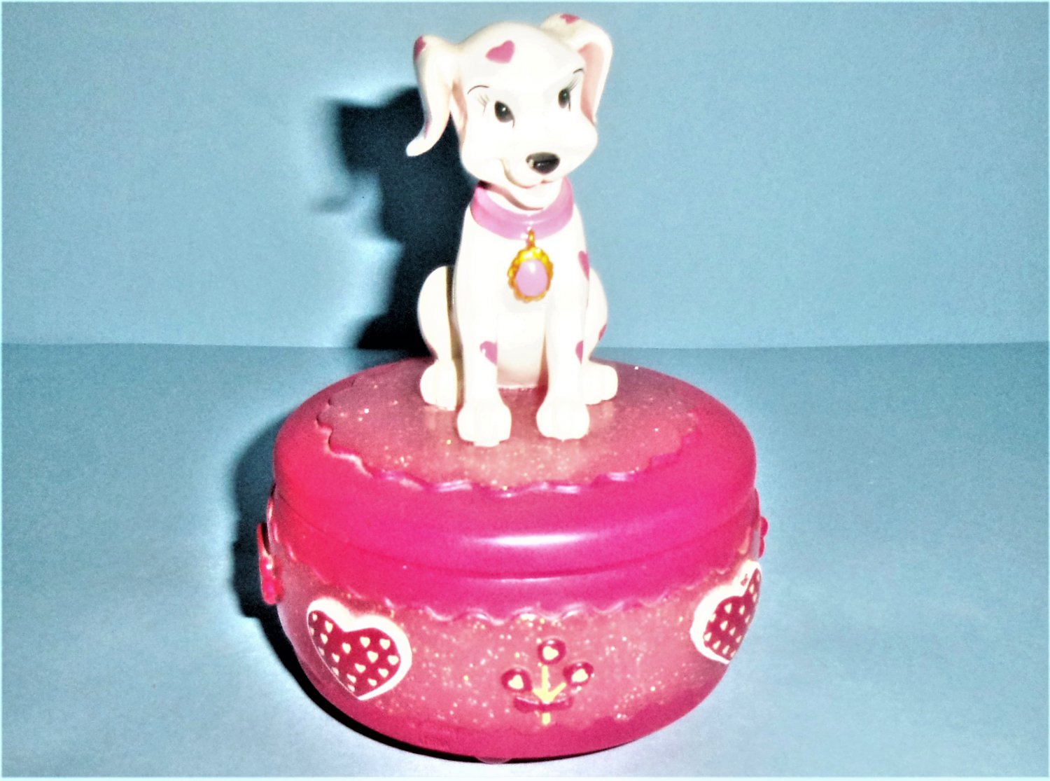 Disney 101 Dalmatians Penny Pink Resin Trinket Box From The Disney ...
