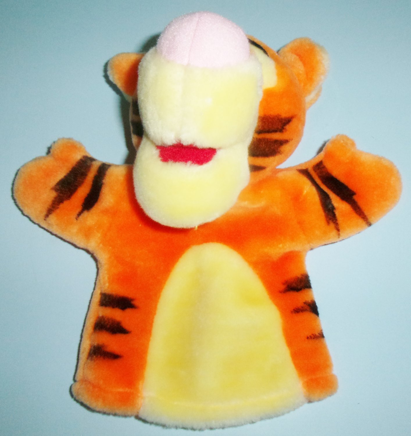 Disney Plush Tigger Hand Puppet 1980s Vintage Mattel Walt Disney Company