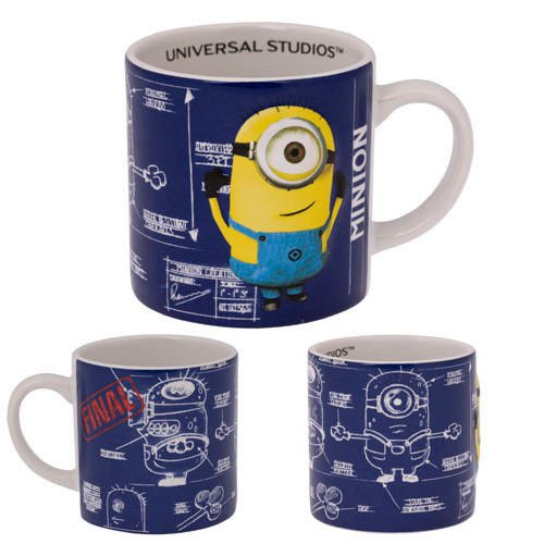 Despicable Me Minion Mug Minion Blueprint Minion Mayhem Universal Studios