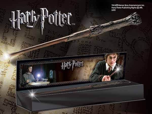 Harry Potter Illuminating Light Up Wand Prop Replica Noble Wizarding ...