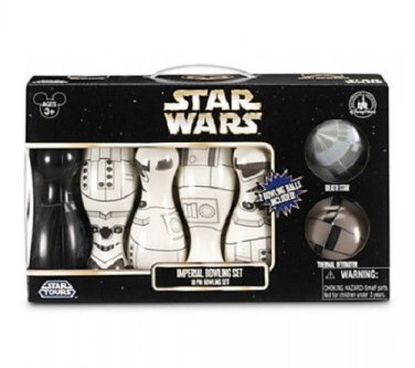 Star Wars Imperial Bowling Set 10 Pin 2 Ball Alley Included Star Tours ...