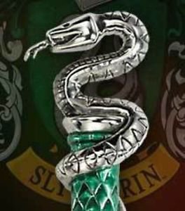 Harry Potter Hogwarts House Slytherin 24k Gold Plated Pen Noble Collection