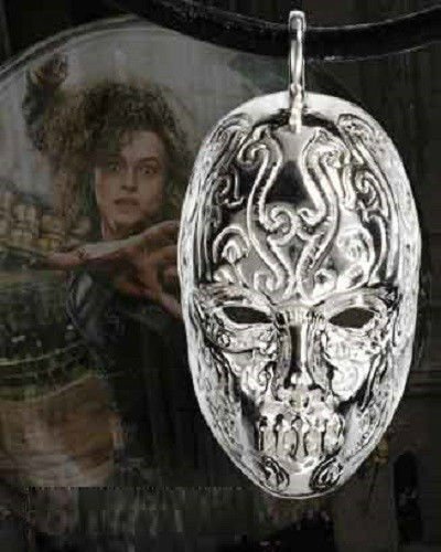 Bellatrix Lestrange Death Eater Mask Necklace Pendant Harry Potter