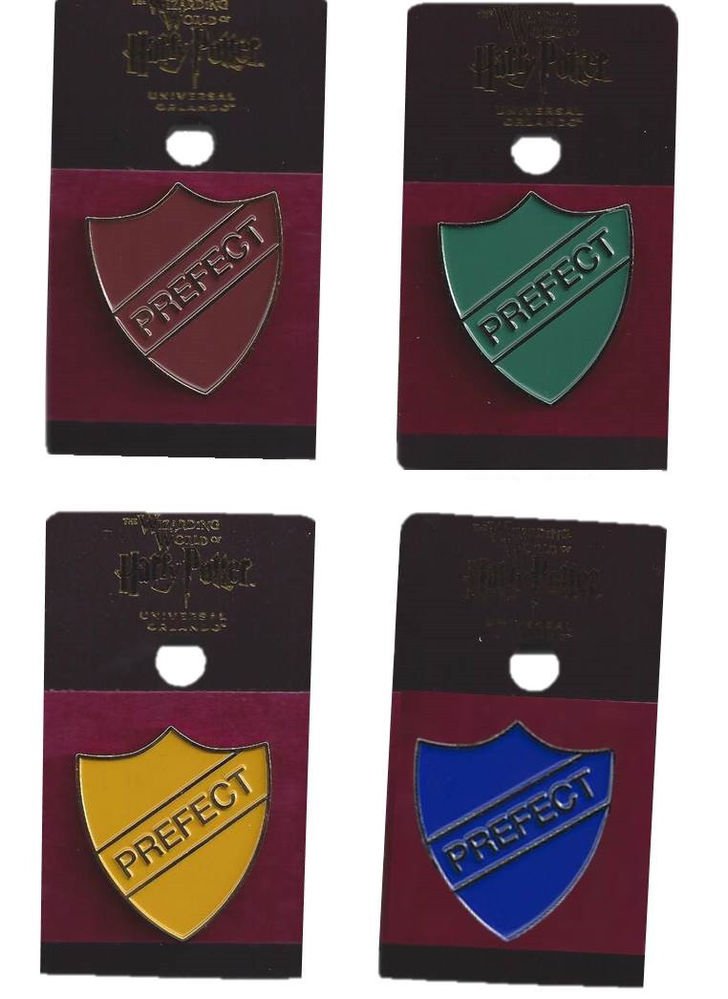 Harry Potter Choice of Hogwarts House Prefect Pin Wizarding World Universal