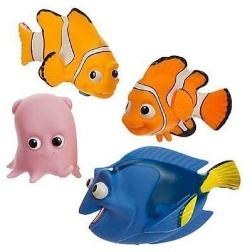 Finding Nemo Bath Tub Pool Toy Play Set 4 Pieces Dory Marlin Disney Parks