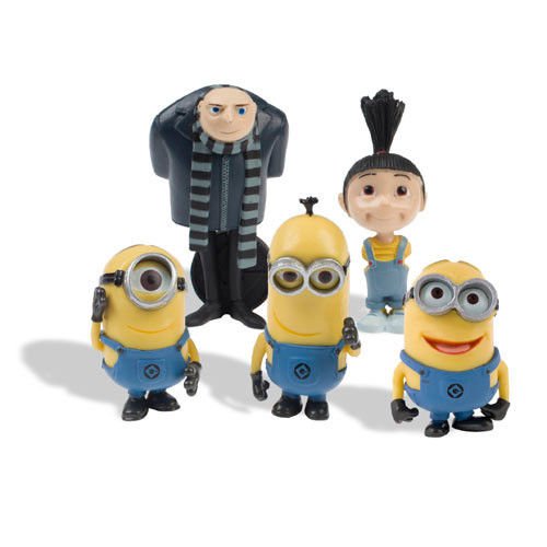 Despicable Me Gru Minions Action Figure Set Universal Studios