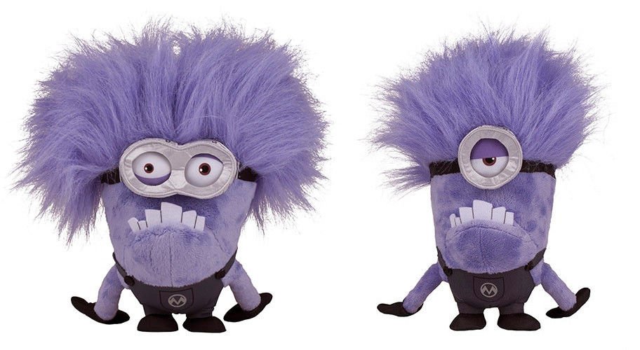 Despicable Me Evil Purple Minion Plush Universal Studios