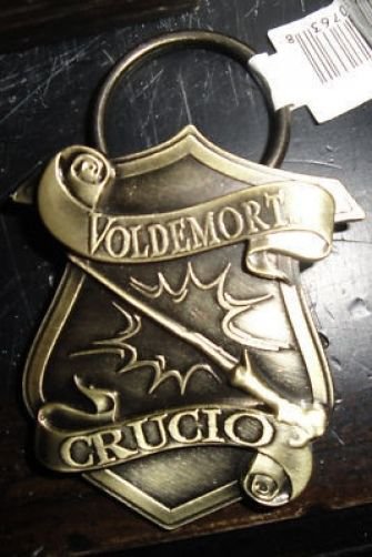 Wizarding World Harry Potter Voldemort Spell Metal Keychain Universal