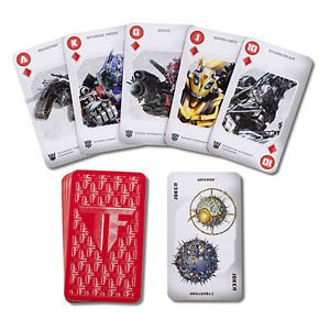 Transformers Autobots Decepticons Playing Cards Universal Studios Exclusive