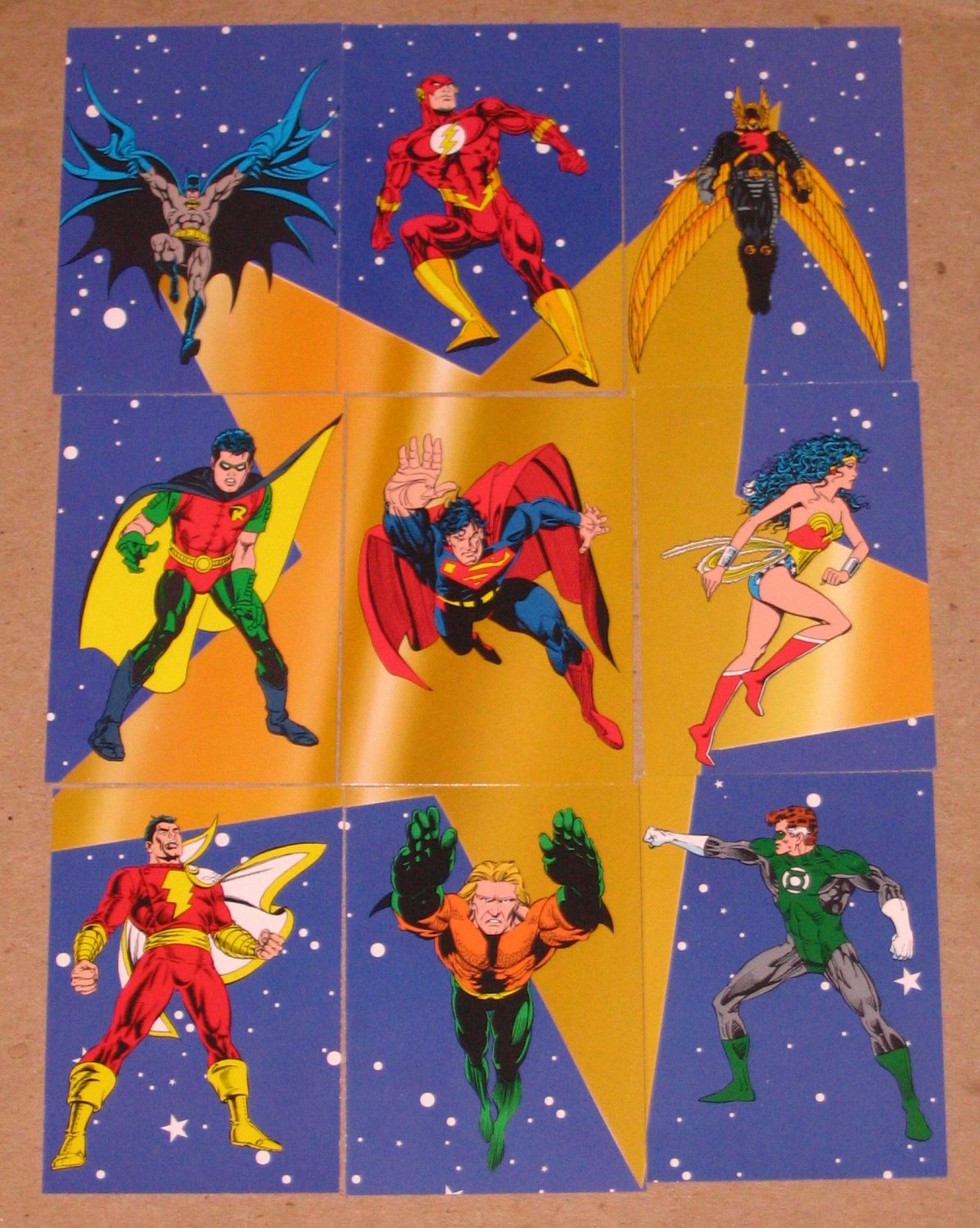 DC Stars (SkyBox 1994) Puzzle Card Set EX