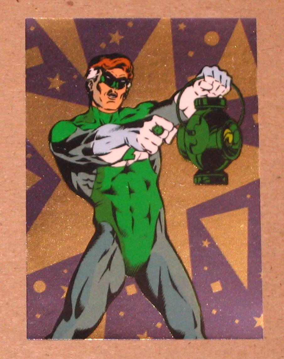 DC Stars (SkyBox 1994) Foil Card F4- Green Lantern EX