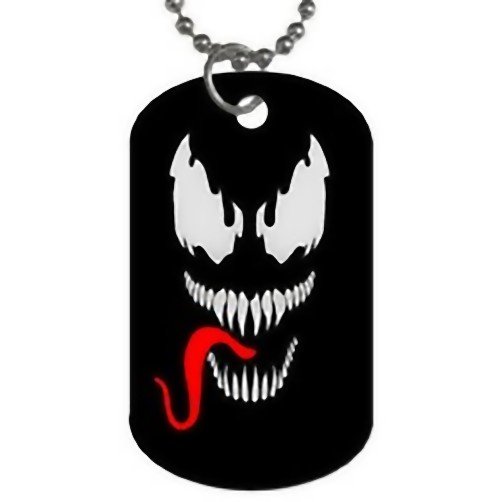 Venom Face Two Sided Comic Dog Tag