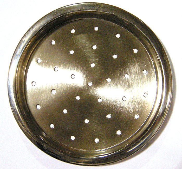 Strainer / Perforated Lid STAINLESS STEEL. NEW