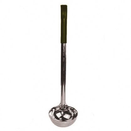 Color-Coded Ladle 6 Ounce Black Sleeve on Handle