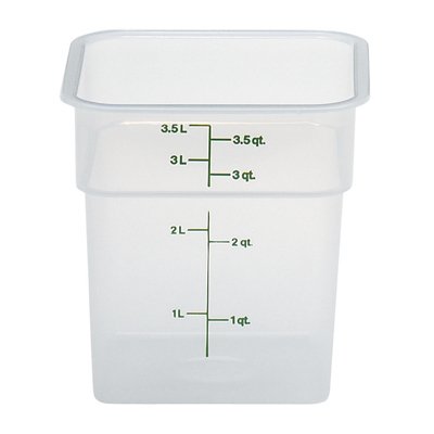 Cambro Translucent Square Storage Container 4qt