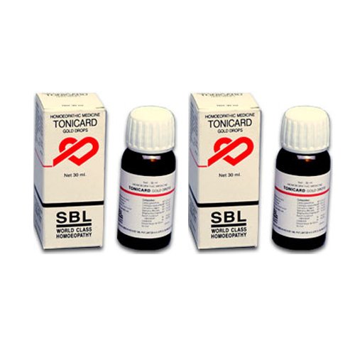 2 x SBL Homeopathy Tonicard Gold Drops - Preventive & Adjunct to ...