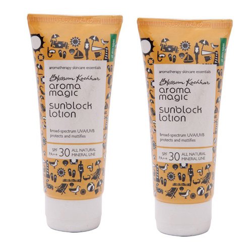 2 x Aroma Magic Sunscreen Sun Block Cream, 50gm (pack of 2)