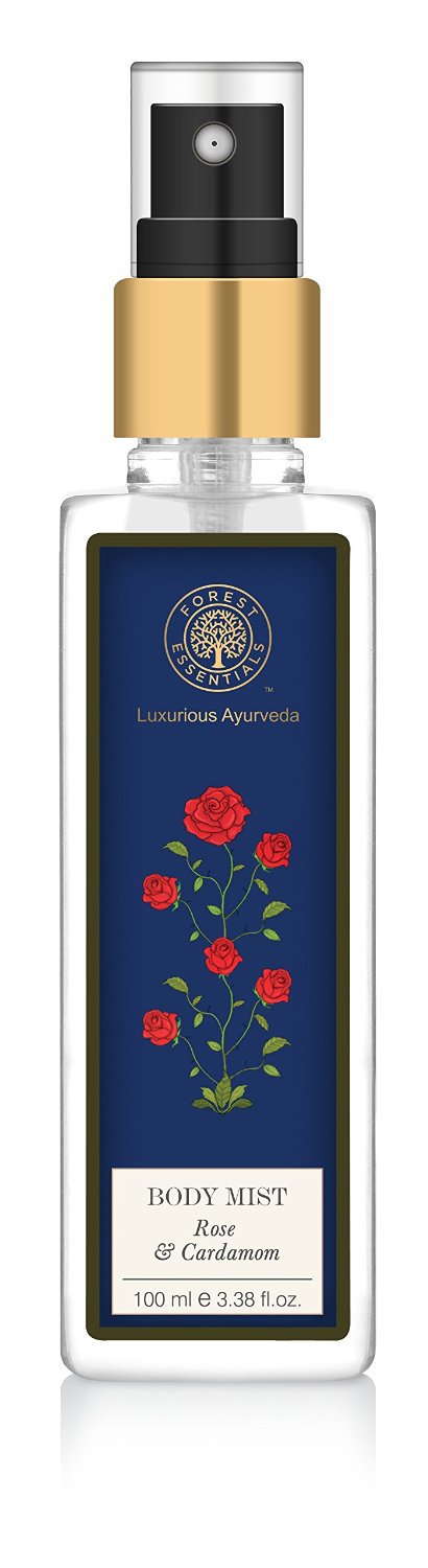 Forest Essentials Rose and Cardamom Body Mist, 100ml