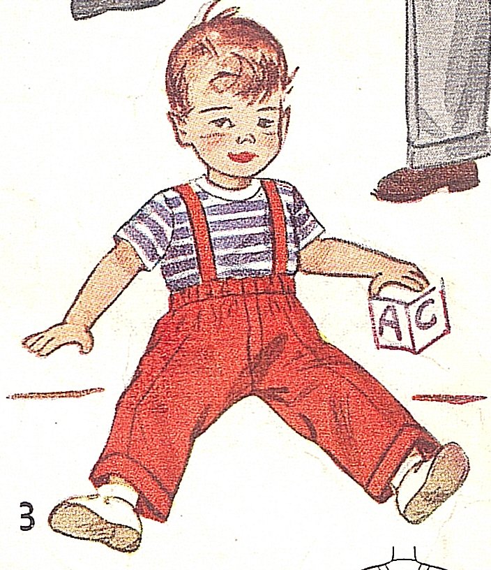 Simplicity #3083 Boys 1940s Jacket & Pant w/ Suspender Option Size 8 ...