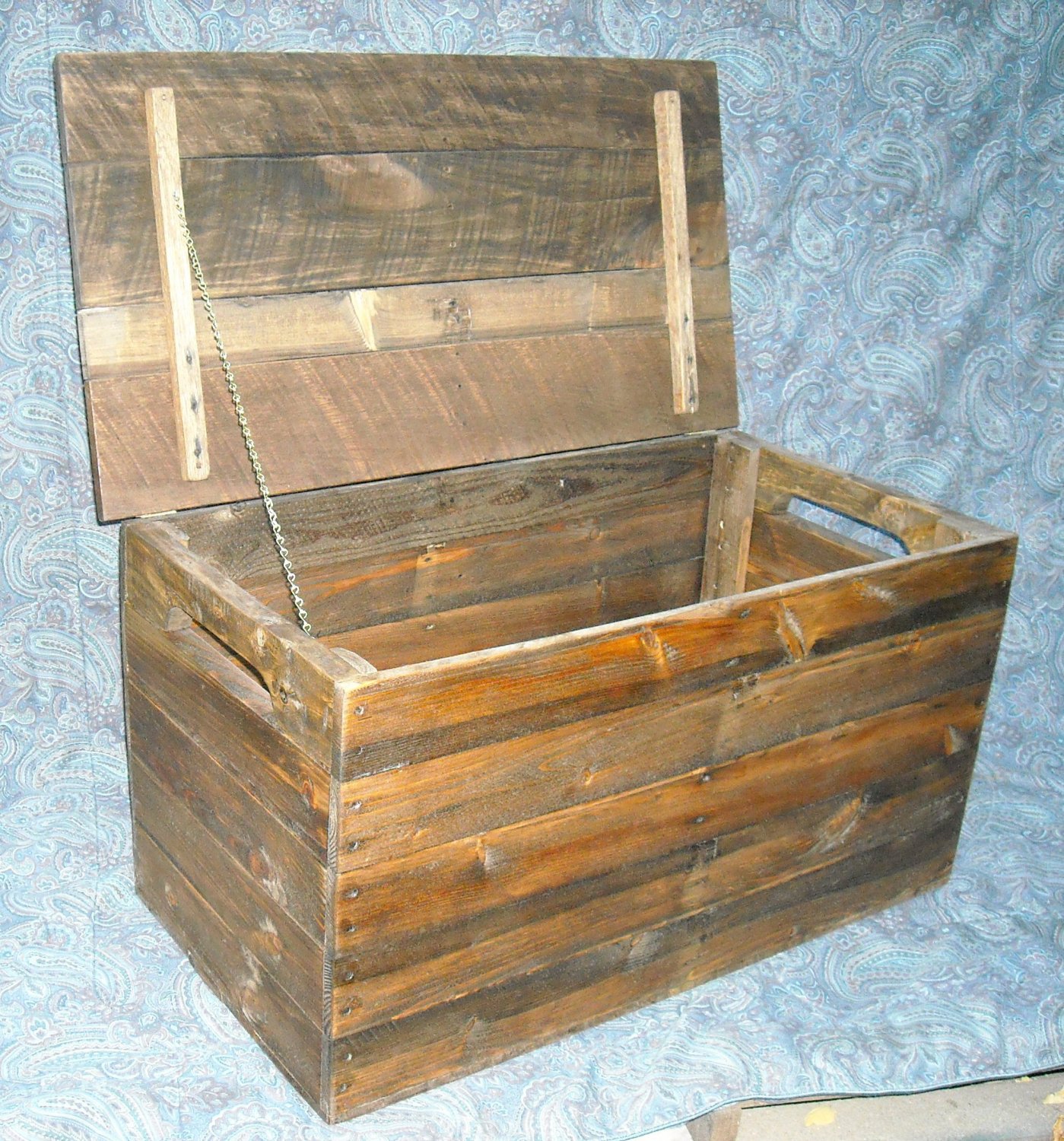 Primitive Wood Storage Box Style # 215