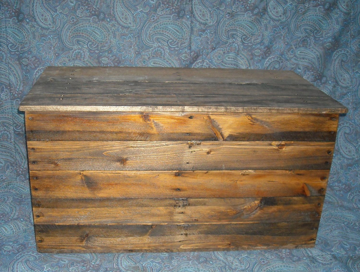 Primitive Wood Storage Box Style # 215