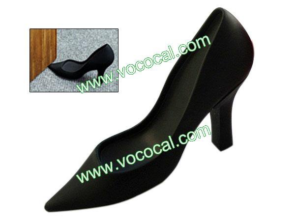 High Heel Shoe Plastic Door Stop Wedge Stopper Foot in the Door ...