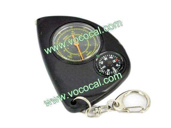 Trip Map Curve Distance Meter from Map to Kilometers With Compass Black