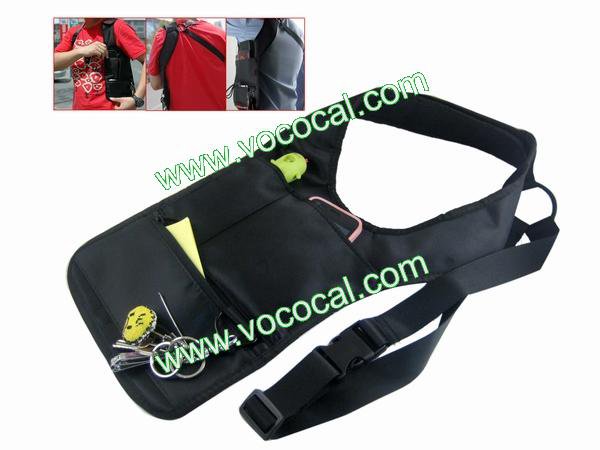 Anti-theft Armpit Hidden Underarm Shoulder Bag Cell Phone Backpack