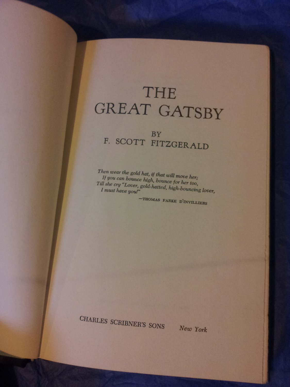 The Great Gatsby by F. Scott Fitzgerald