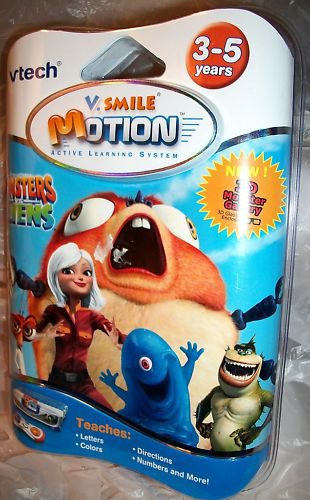 V Tech Smile V Motion Monsters Aliens Cartridge MIB NEW